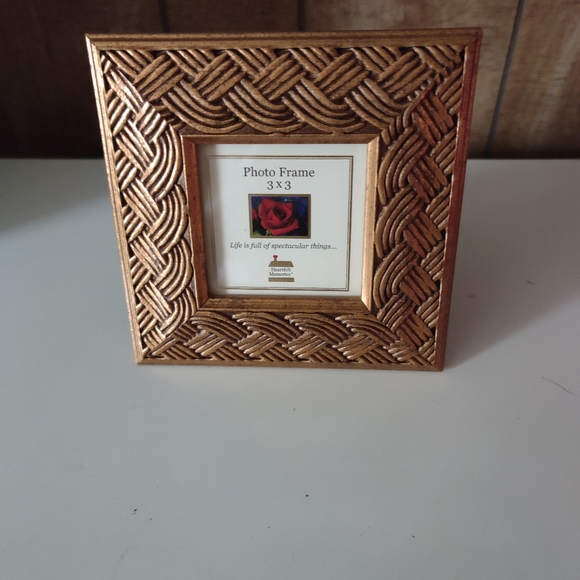 Accents | Brand New Heartfelt Beautiful Photo Frame 3x3 Color Gold ...